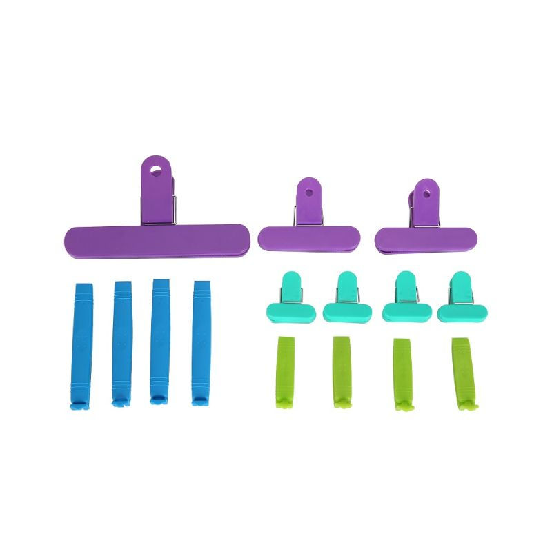 Set de Clips 21X9 Cm 15 Piezas Pp - Silicona Multicolor | Lider