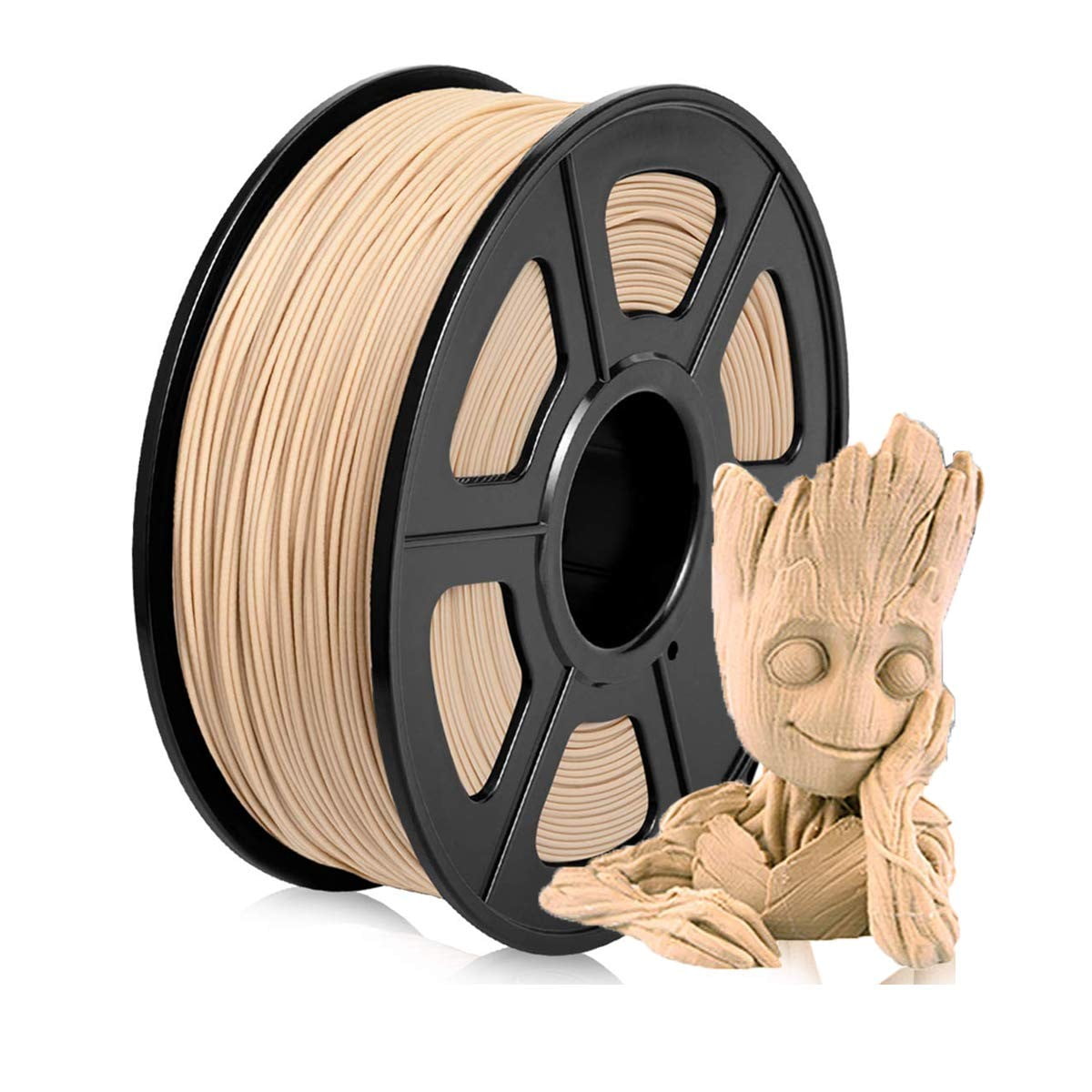 Filamento 3D Pla De 1.75Mm Y 1Kg Wood O Madera | Lider