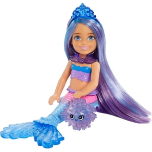 Barbie Mermaid Power Chelsea Mermaid Doll (Blue & Purple