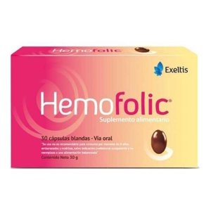 Exeltis - Hemofolic Multivitaminico Hierro + Folico X30Cap