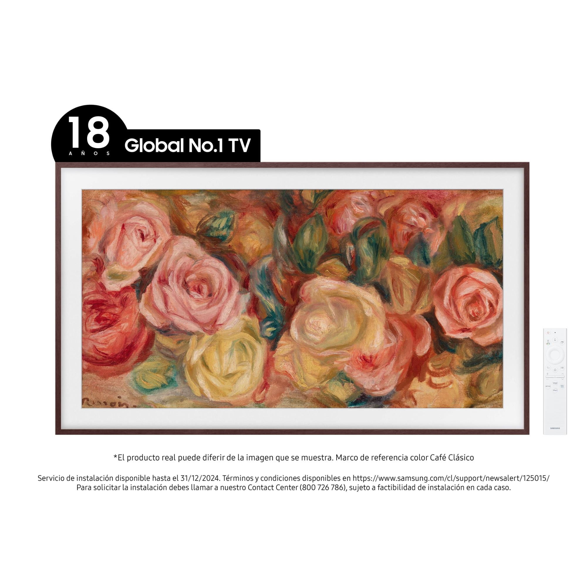 Televisor Qled Samsung 75” The Frame 4K Uhd Smart Tv 2024.