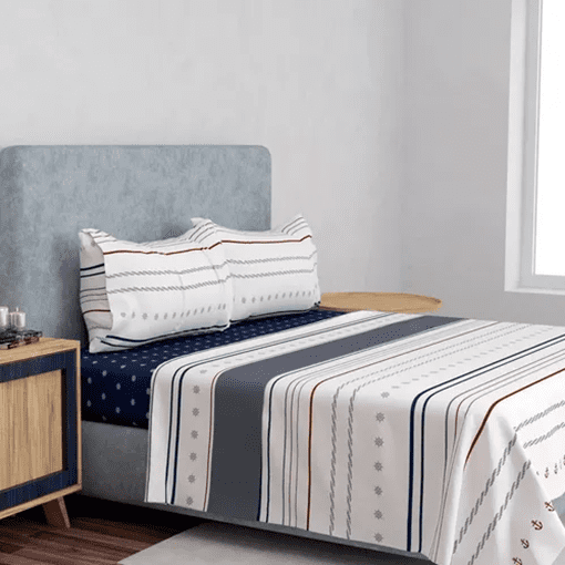 Set sabanas premium compose 1.5 plaza doral color navy | Lider