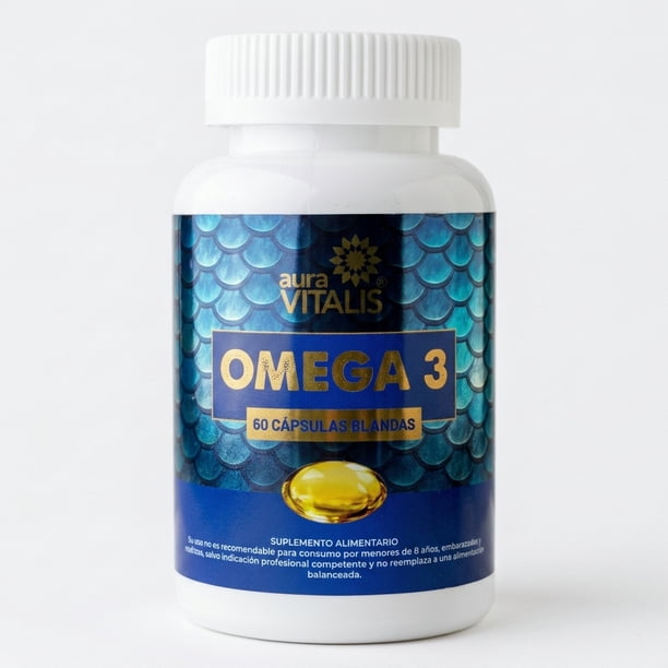 Omega 3 Aura Vitalis 60 Capsulas | Lider