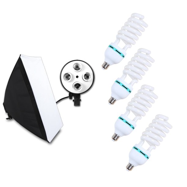 SOFTBOX + 4 AMPOLLETAS 125W CORRIENTE DIRECTA | Lider