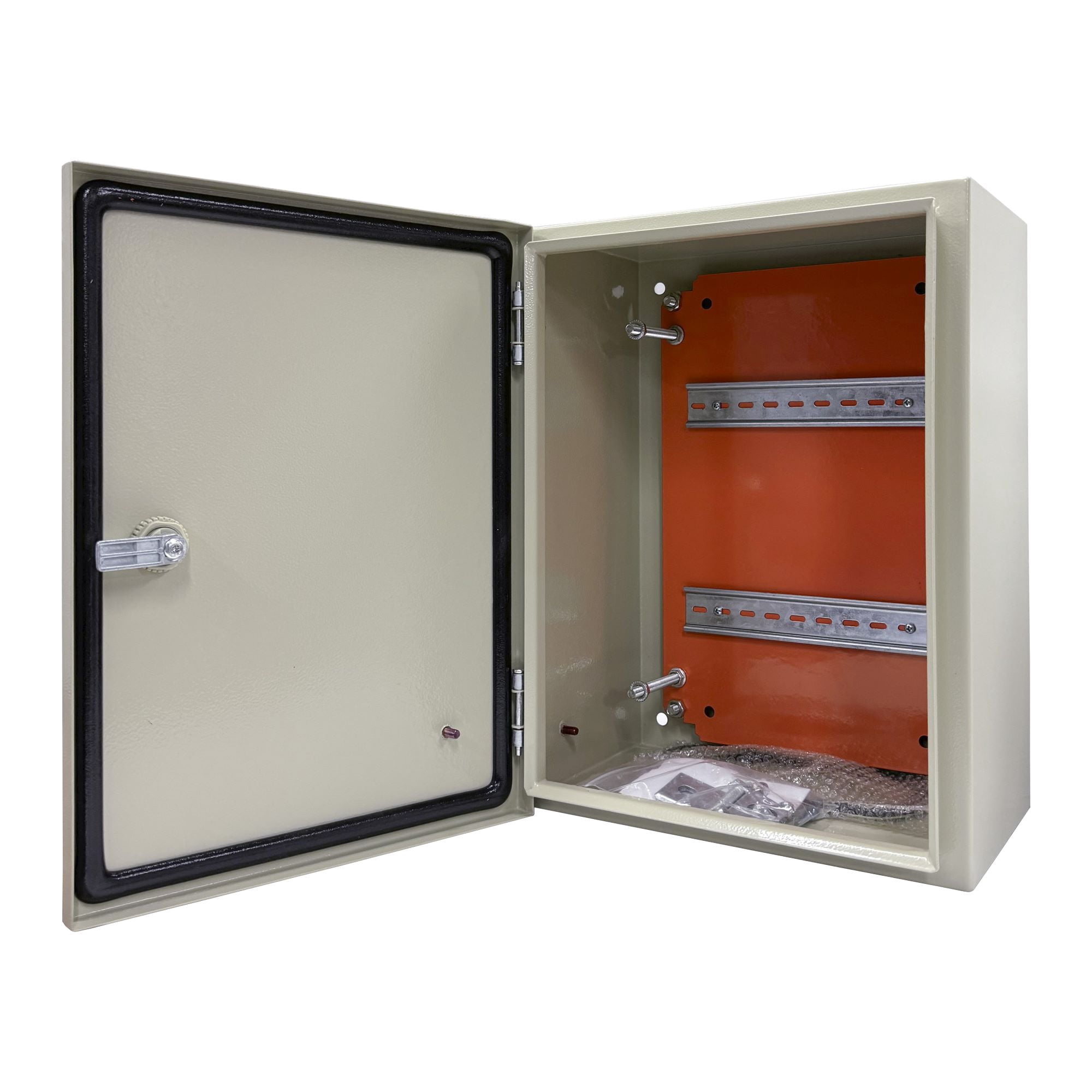 Gabinete Tablero Metálico Eléctrico 400x300x200 1 puerta con chasis ...