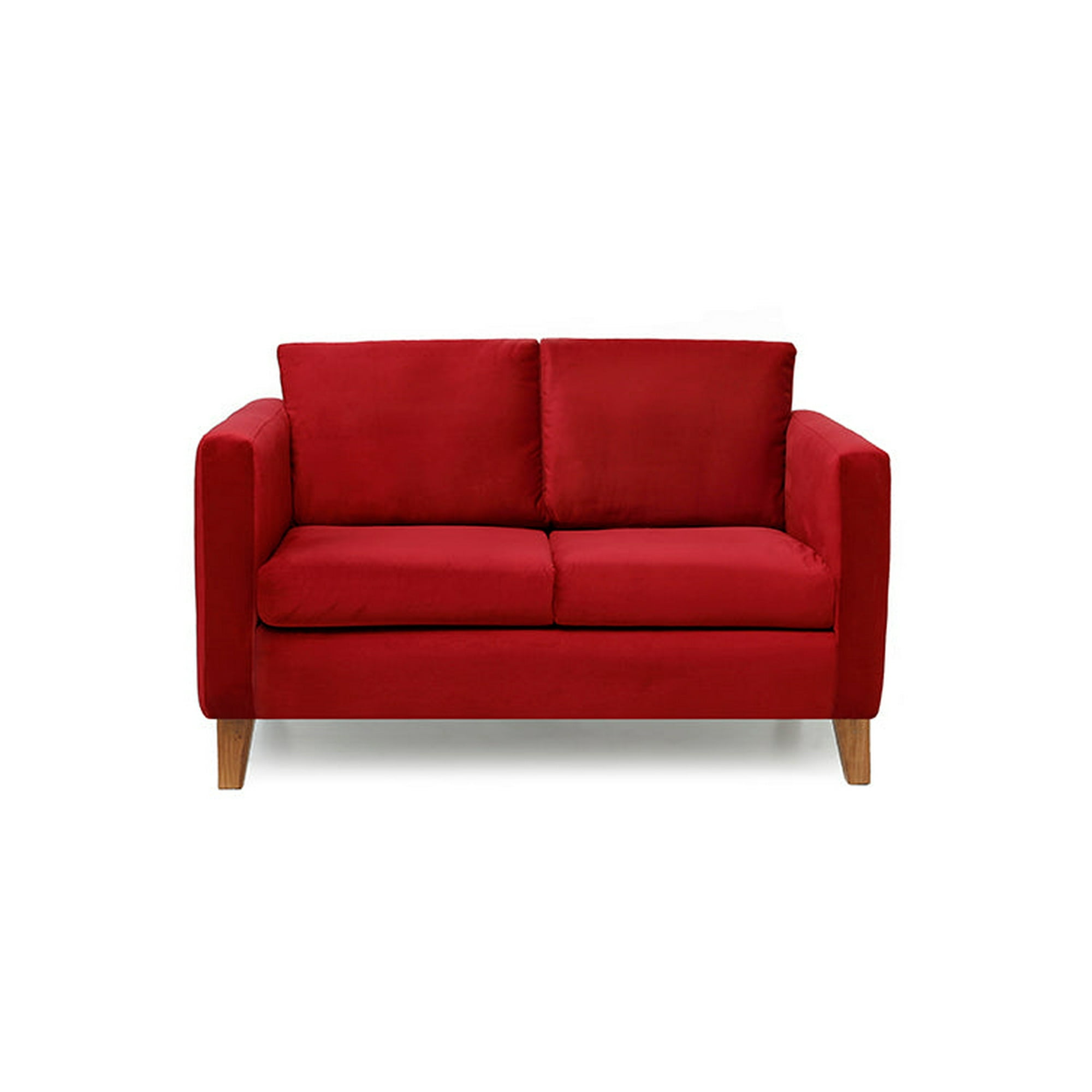 Sofá Mila 2C Felpa Rojo | Lider