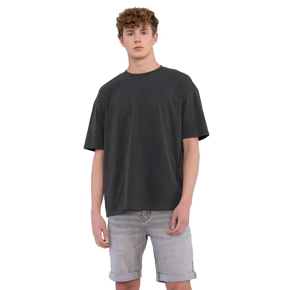 Polera Hombre Oversize Negro Lisa Corona | Lider
