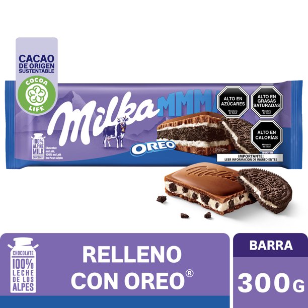 Chocolate relleno con Oreo y crema XL, 300 g | Lider