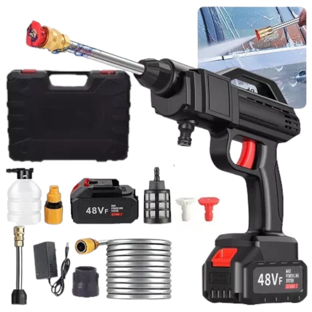 Pistola Hidrolavadora Inalámbrica Portátil Alta Presión 98v | Lider