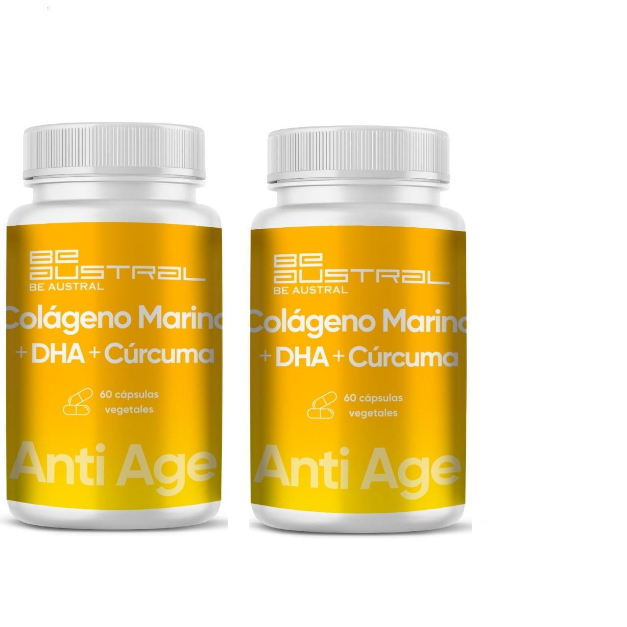 Colágeno marino+DHA+Cúrcuma Pack 120 cápsulas | Lider