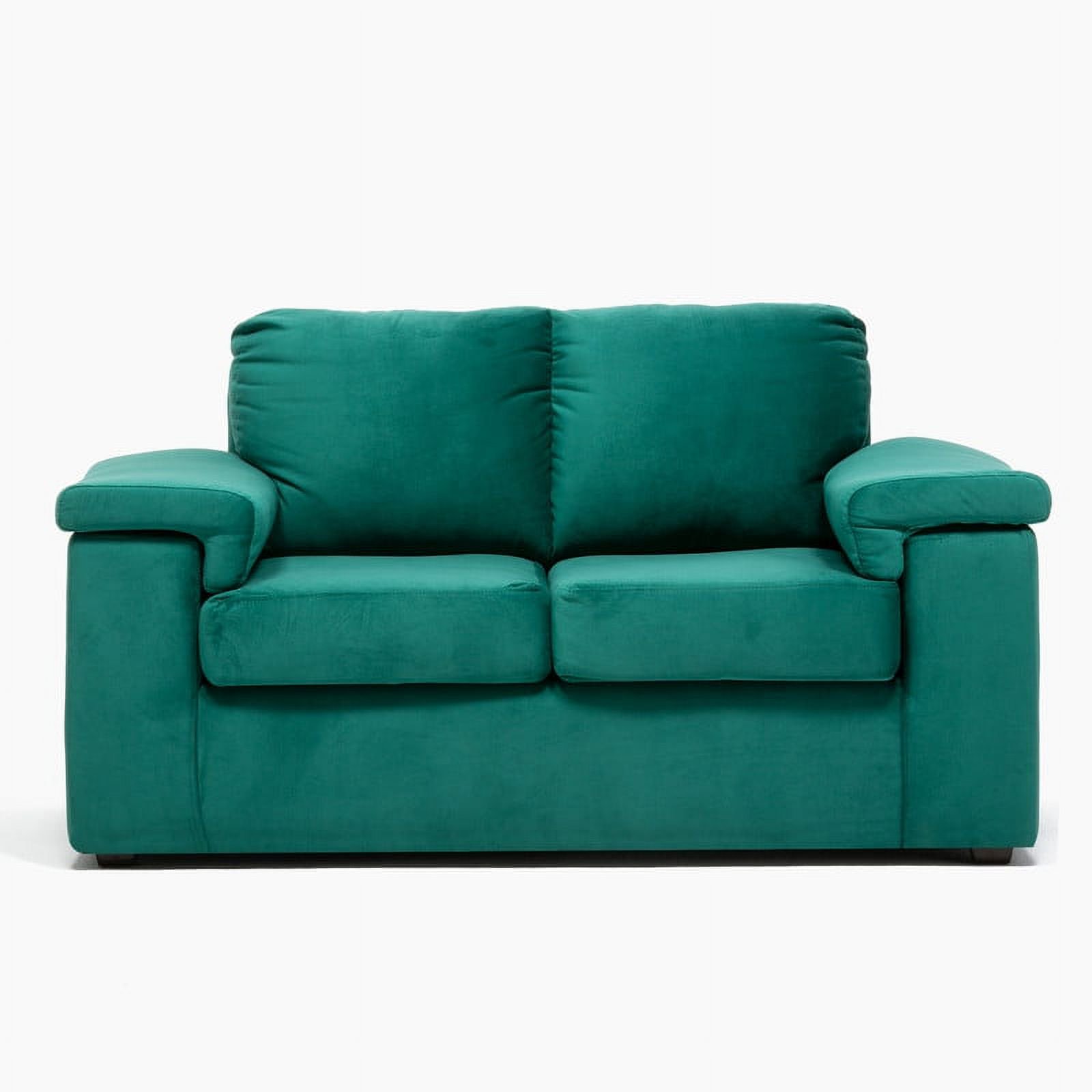 Sofa 2C Bergamo Felpa Verde Botella | Lider