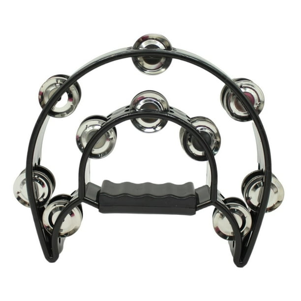 Pandero Musical Media Luna Hendrix Negro 20x20 cm | Lider