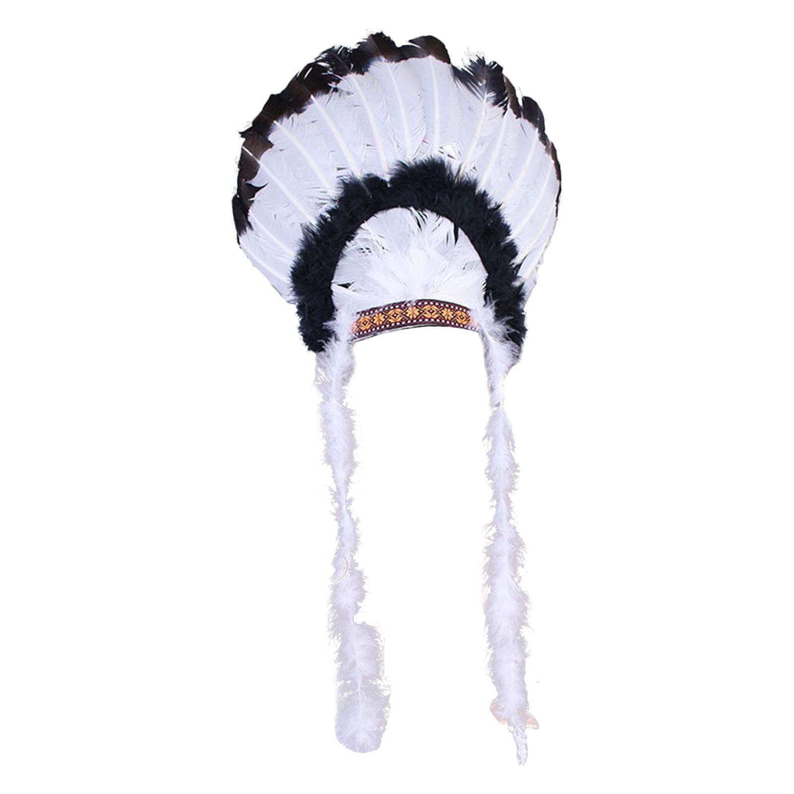 Tocado De Plumas, Sombrero Indio, Tocado Para Fiesta De Actuación ...