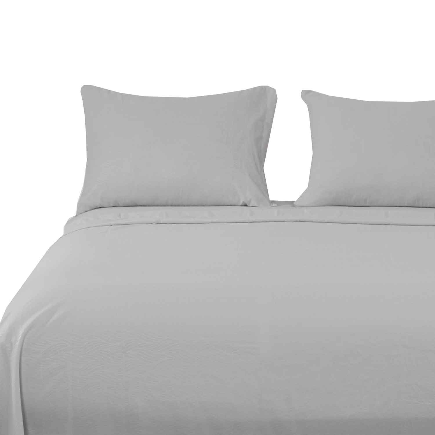 Sabanas Microfibra King Organic Gris Claro | Lider