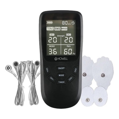 Tens Ems Muscular 36 Modos Howell Electroestimulador Dual