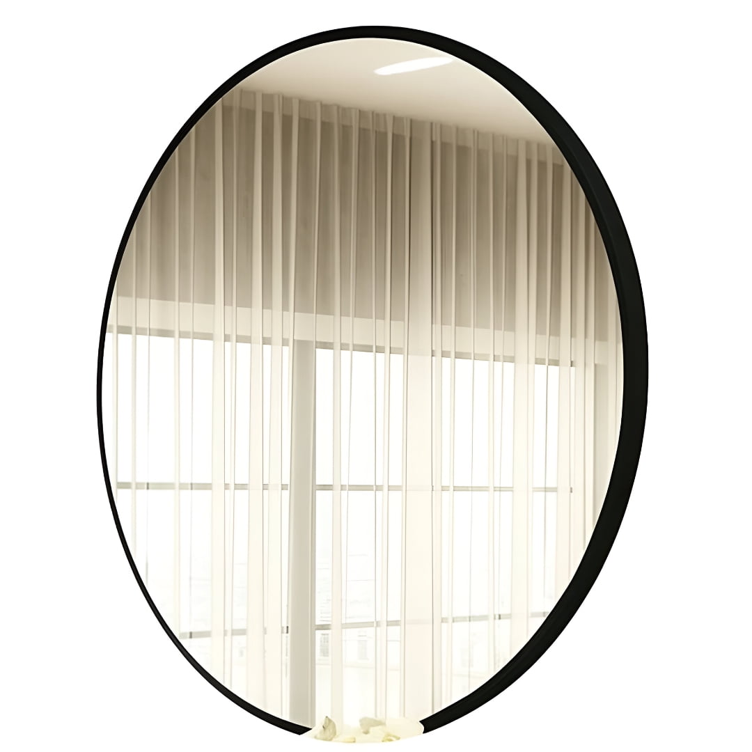 Espejo Circular De Pared Elegante Redondo 80cm De Diametro | Lider