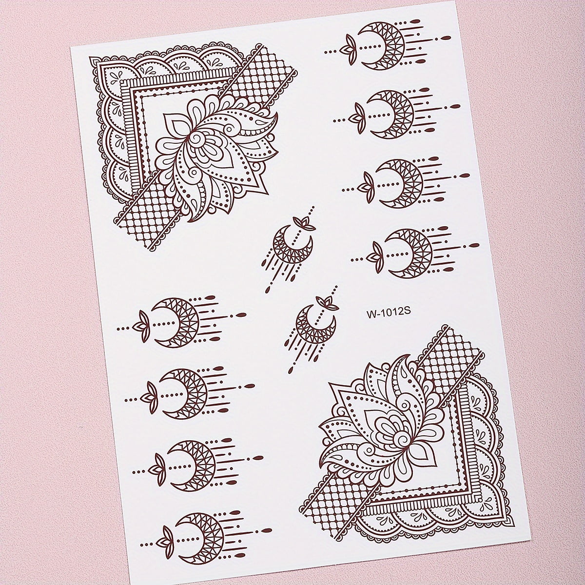 Vintage Vermilion Tattoo Stickers for Hands and Legs - Complicated ...