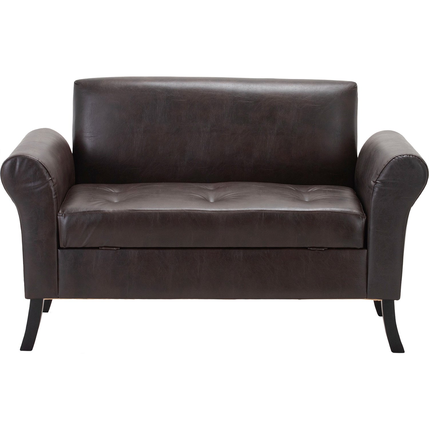 Banqueta Baul + Respaldo Lua 2c Pu 20 Chocolate | Lider