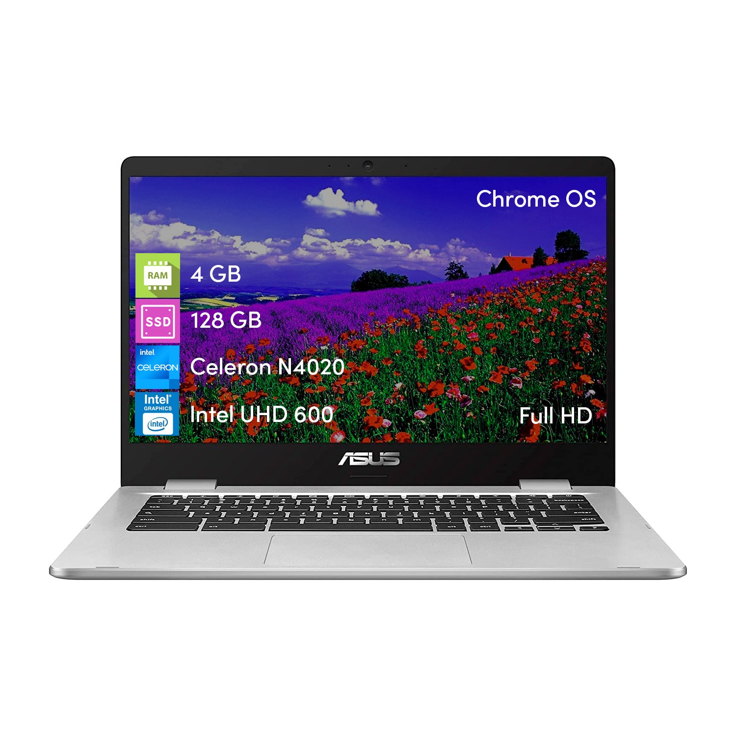 Notebook Chromebook Celeron 4Gb 128Ssd Chrome Os 14 Fhd | Lider