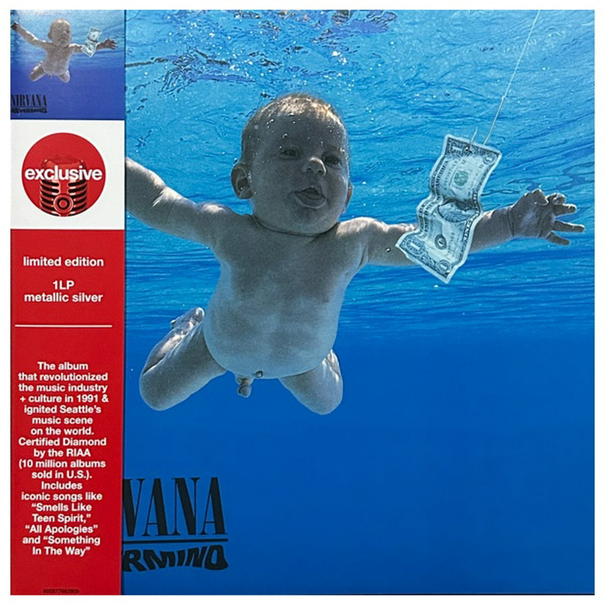 NIRVANA - NEVERMIND (EXCLUSIVE LTD EDITION) (METALLIC SILVER VINYL) | VINILO | Lider