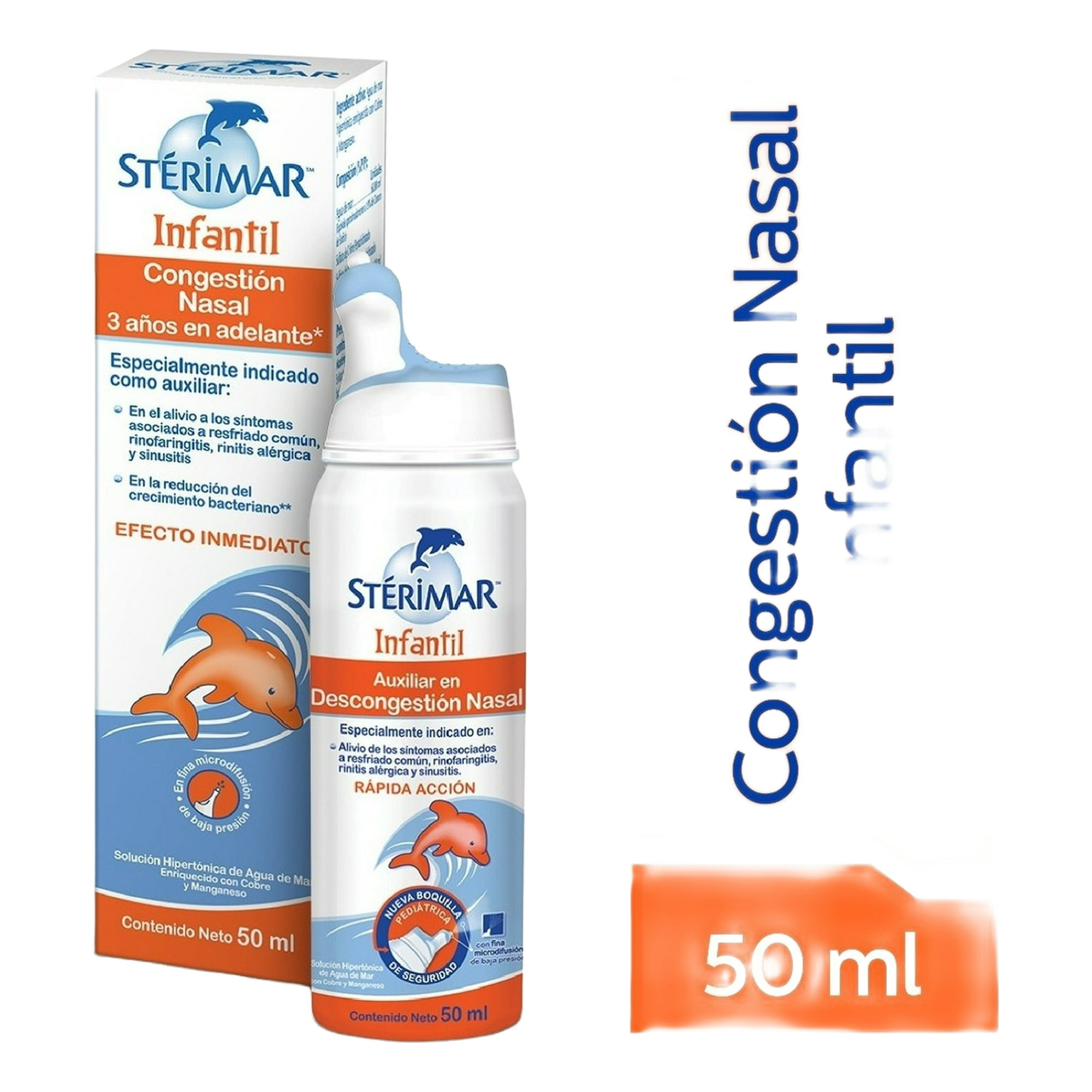Sterimar Infantil 50 Ml Nasal Blanco/anaranjado | Lider