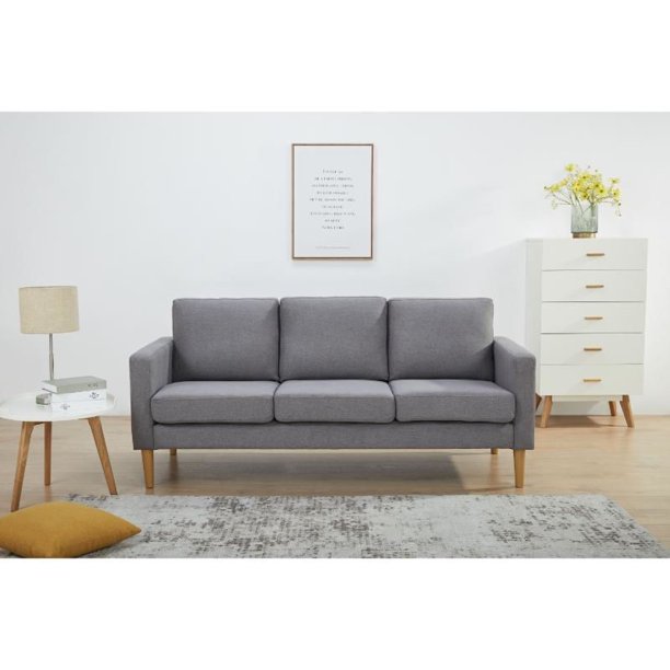 Sofá Niza Gris 3 Cuerpos | Lider