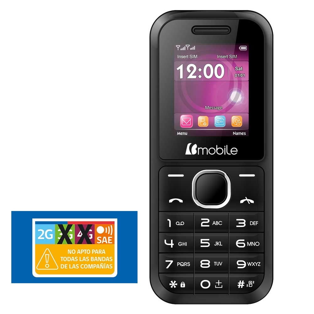 Celular Prepago W100 Negro / Movistar | Lider