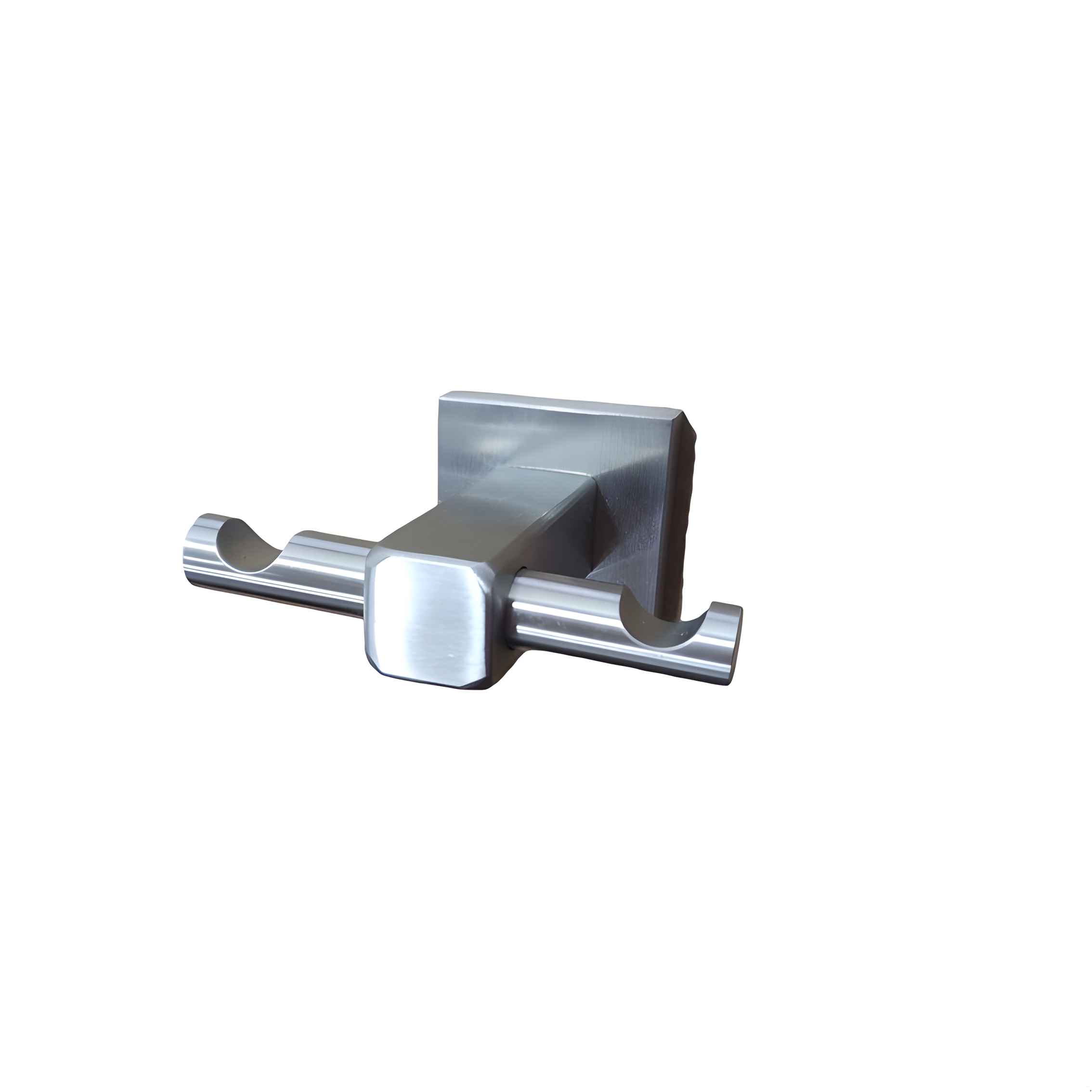 Perchera doble Volga Acero inoxidable satinado - Nibsa | Lider