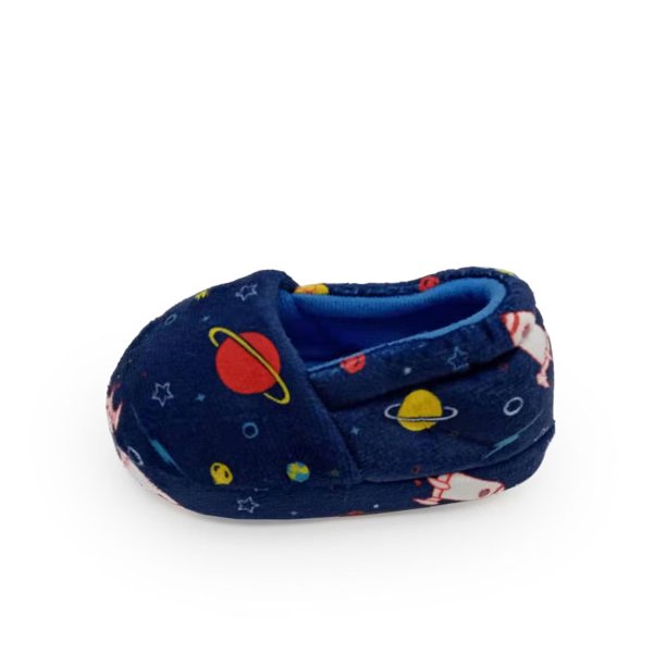 Pantufla Básica Niño Espacio Azul Marino Talla 20 | Lider