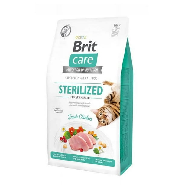 Brit Care Cat Sterilized Urinary, Gato Adulto, bolsa 2 kg | Lider