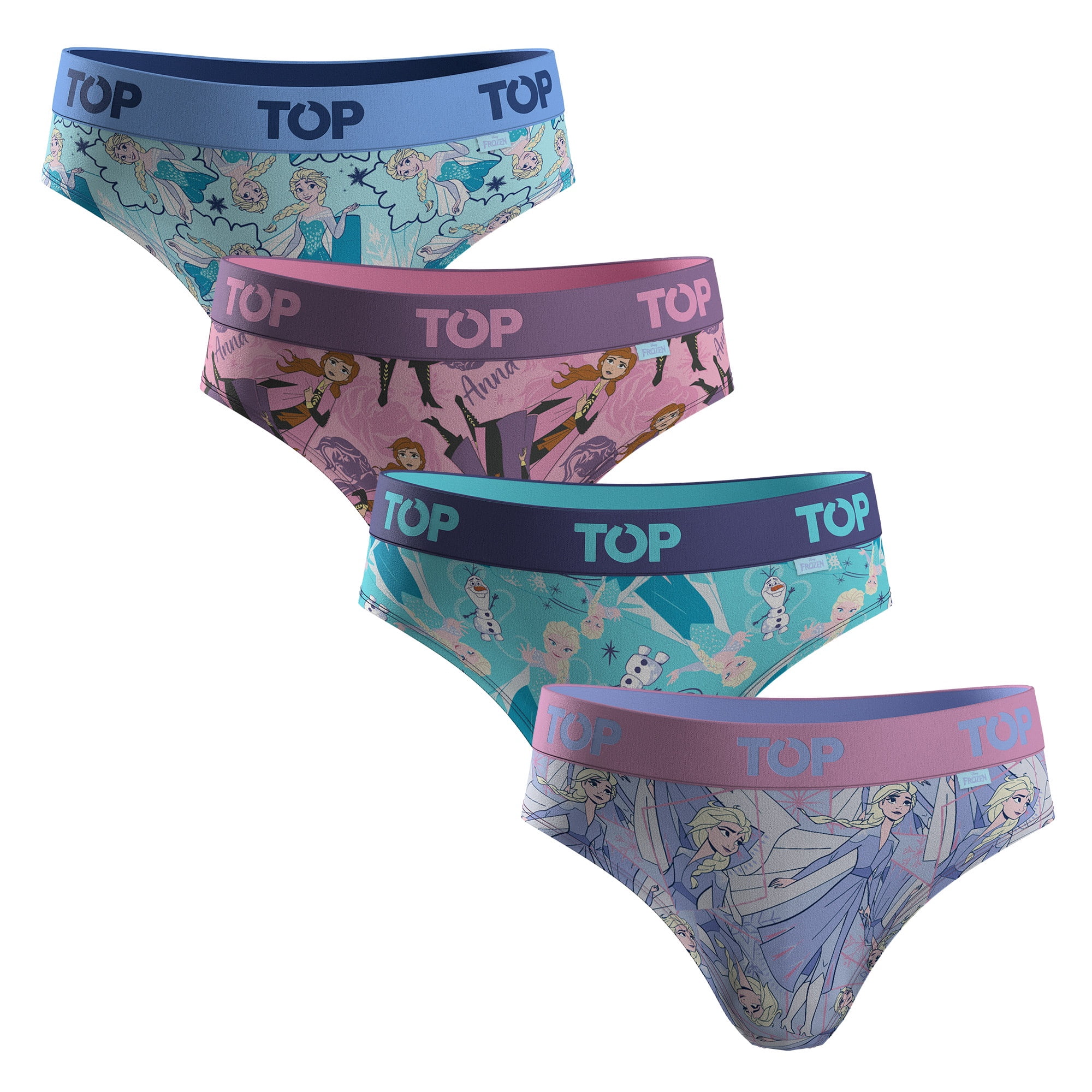 CALZÓN PANTALETAS NIÑA PACK 4 FROZEN C1 TOP | Lider