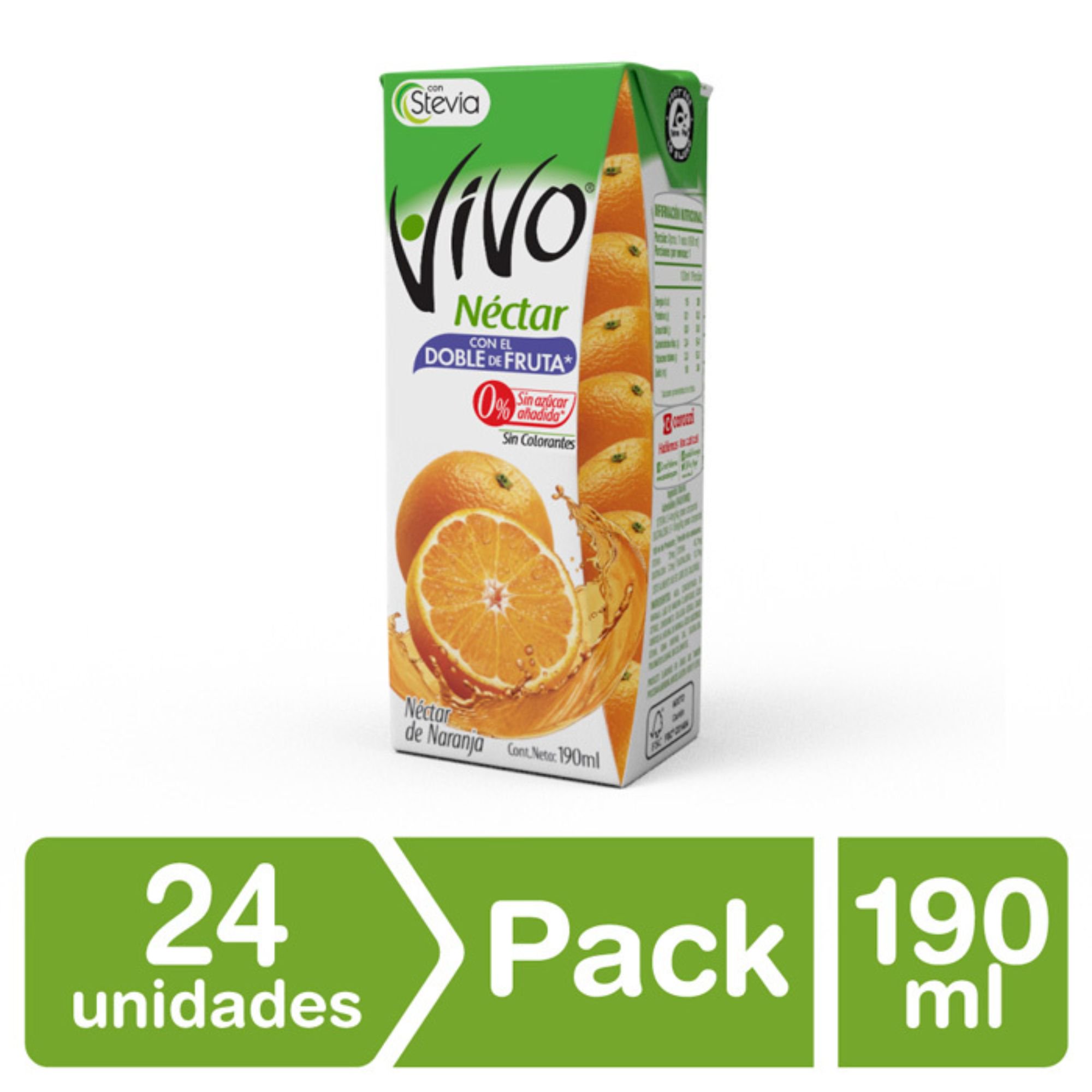 Nectar Naranja 190 ml x 24 uni | Lider