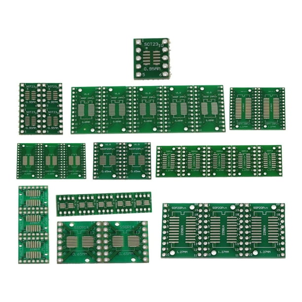 Kit adaptador PCB SOP MSOP SSOP SOT23 DIP | Lider