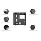 Gabinete para computadora SilverStone Micro-ATX PS15B-G con panel de ...