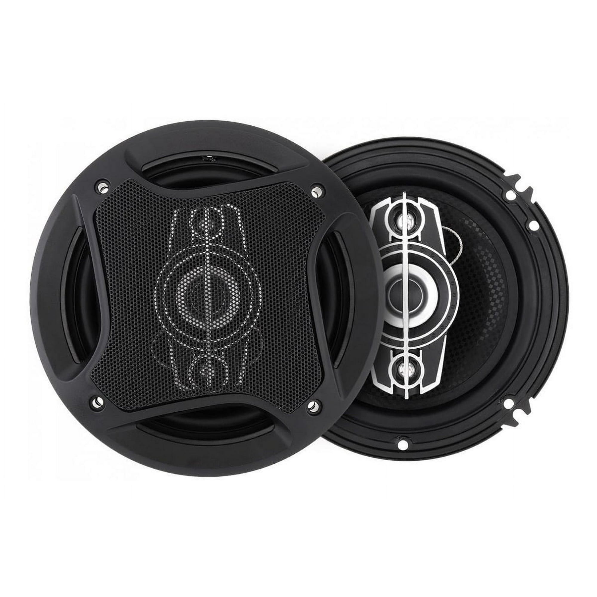 Kit 2 Parlantes Auto 16cm Redondo 500w Coaxial / 213105 | Lider