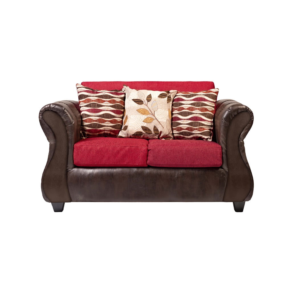 Sofá Verona 2C Tela Rojo | Lider