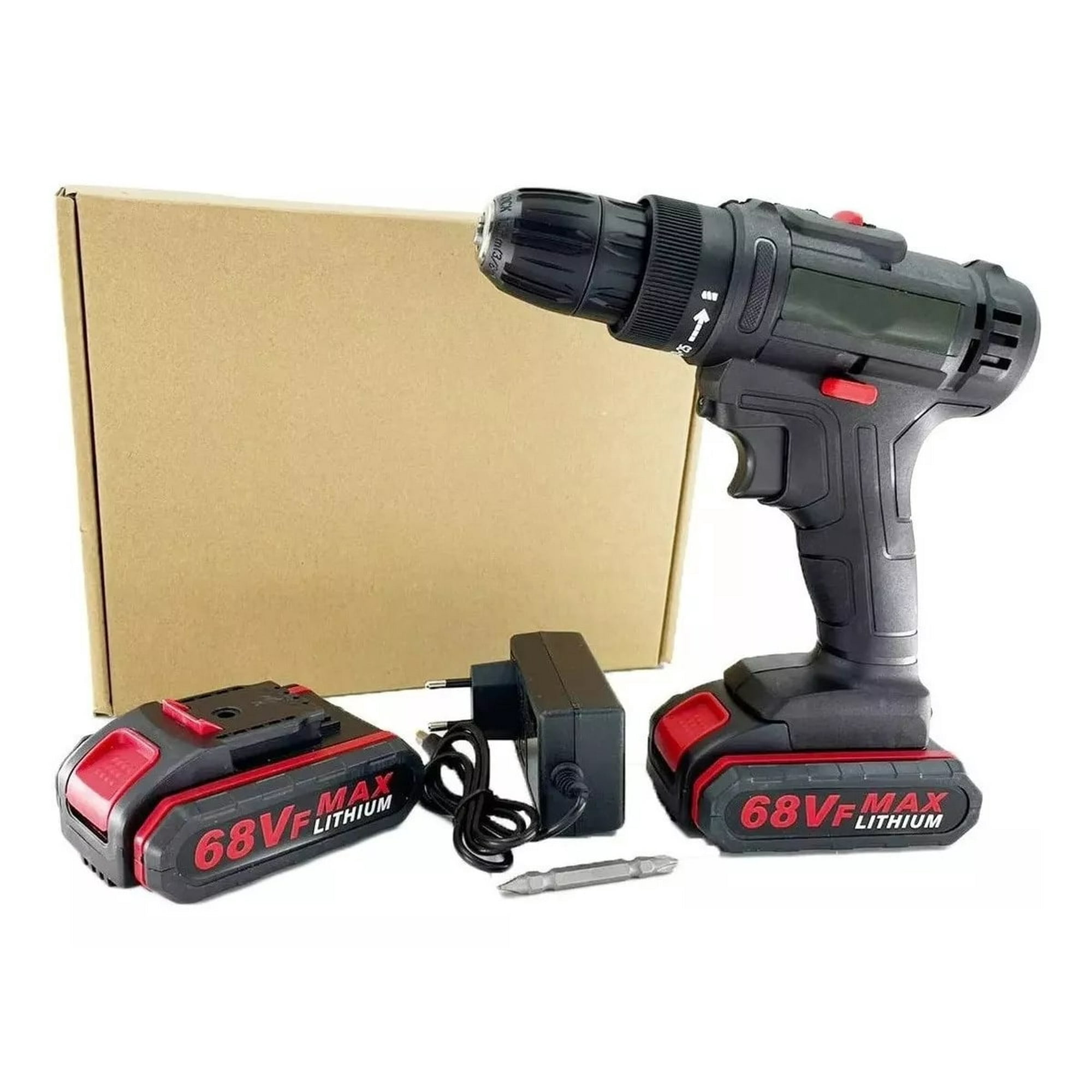 Taladro Atornillador Inalambrico 2 Baterias 220 Volt 50/60 Hz | Lider