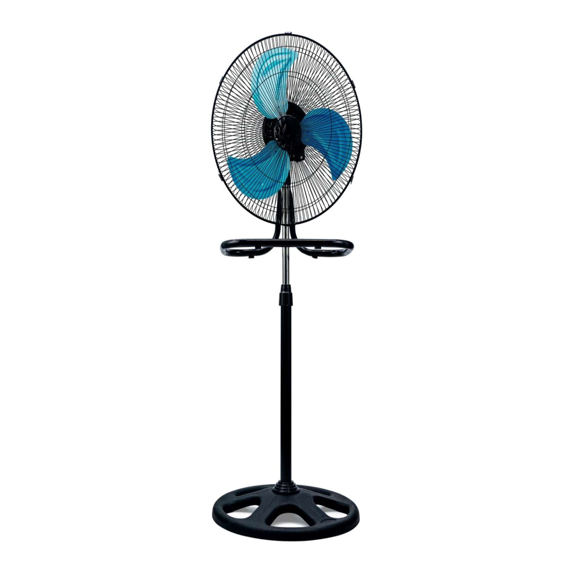 Ventilador de Pedestal, Piso y Pared 3 en 1, Pedestal y Aspas de Metal ...