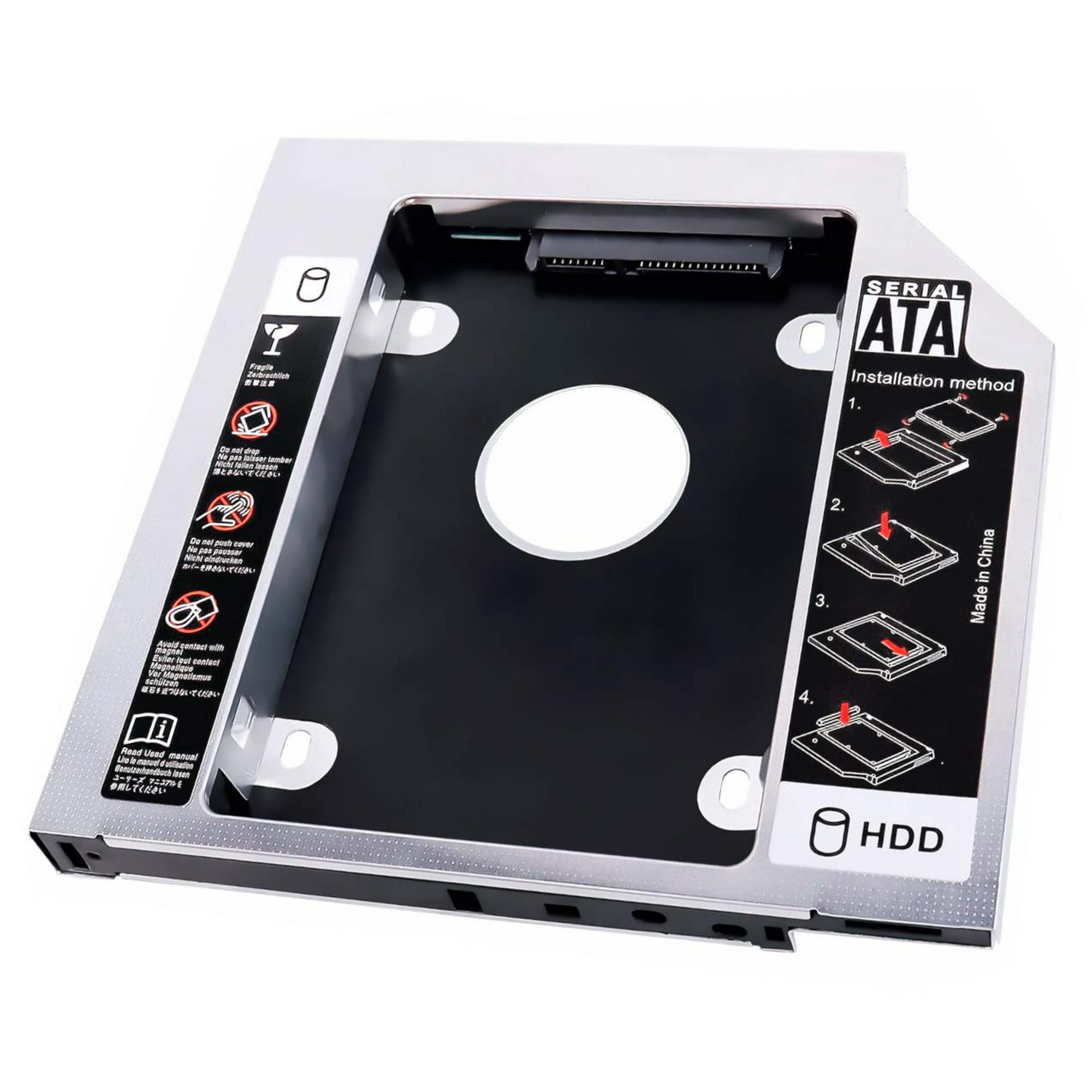 Adaptador Disco duro Caddy Dvd Hd Ou Ssd 2.5 Sata 9.5mm | Lider