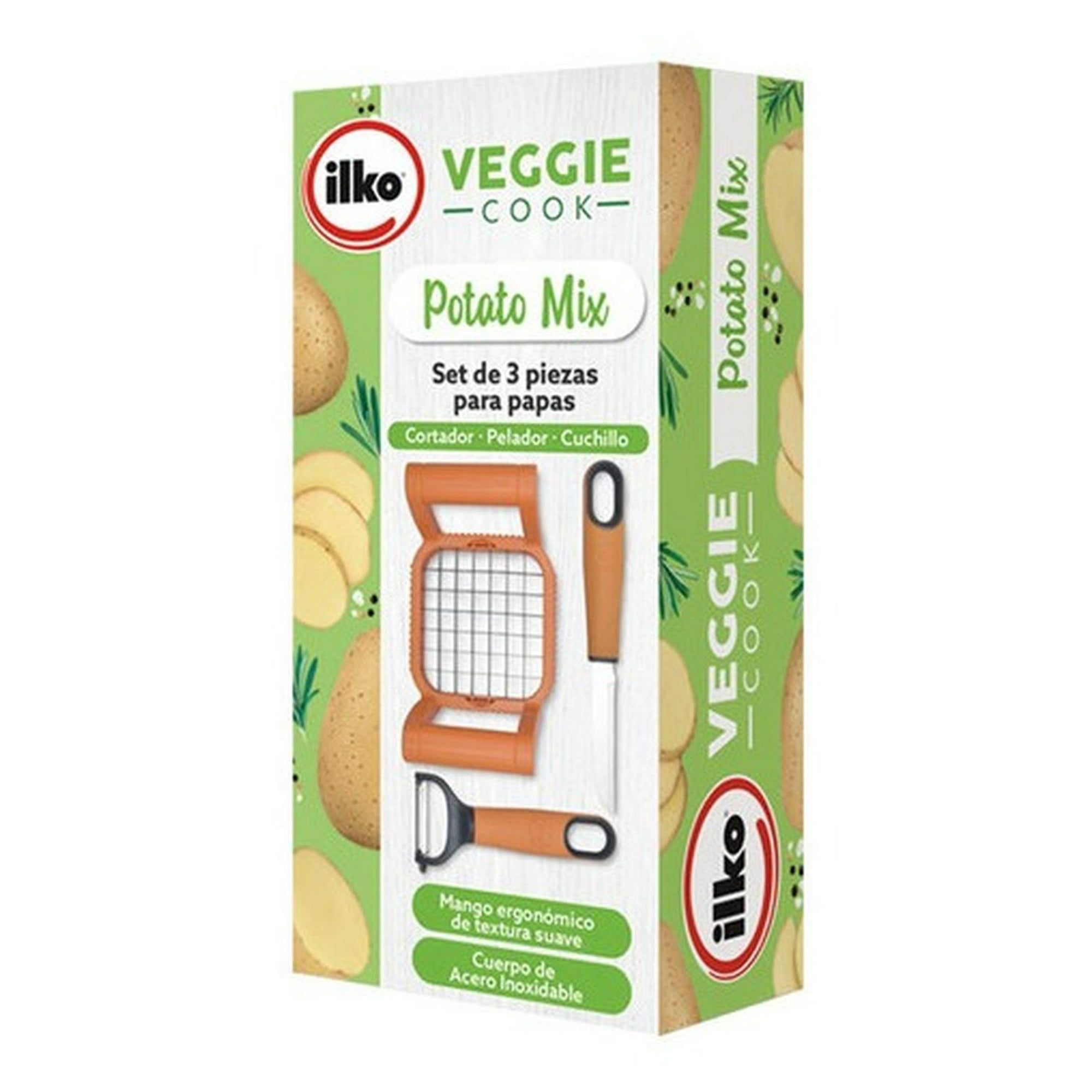 SET TRES UTENSILIOS PAPAS VEGGIE COOK | Lider