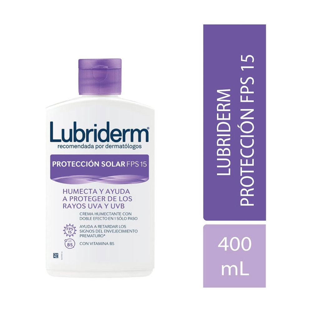 Crema Lubriderm UV 15 400 ml Proteccion Solar | Lider