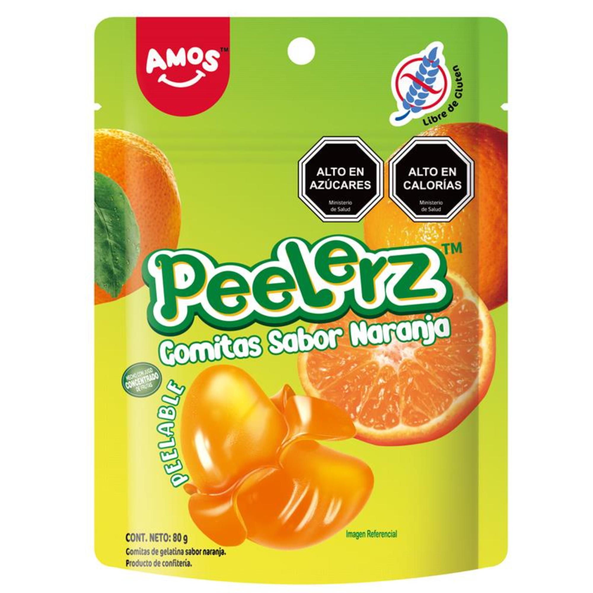 Gomitas De Peelerz Naranja 80 G Lider