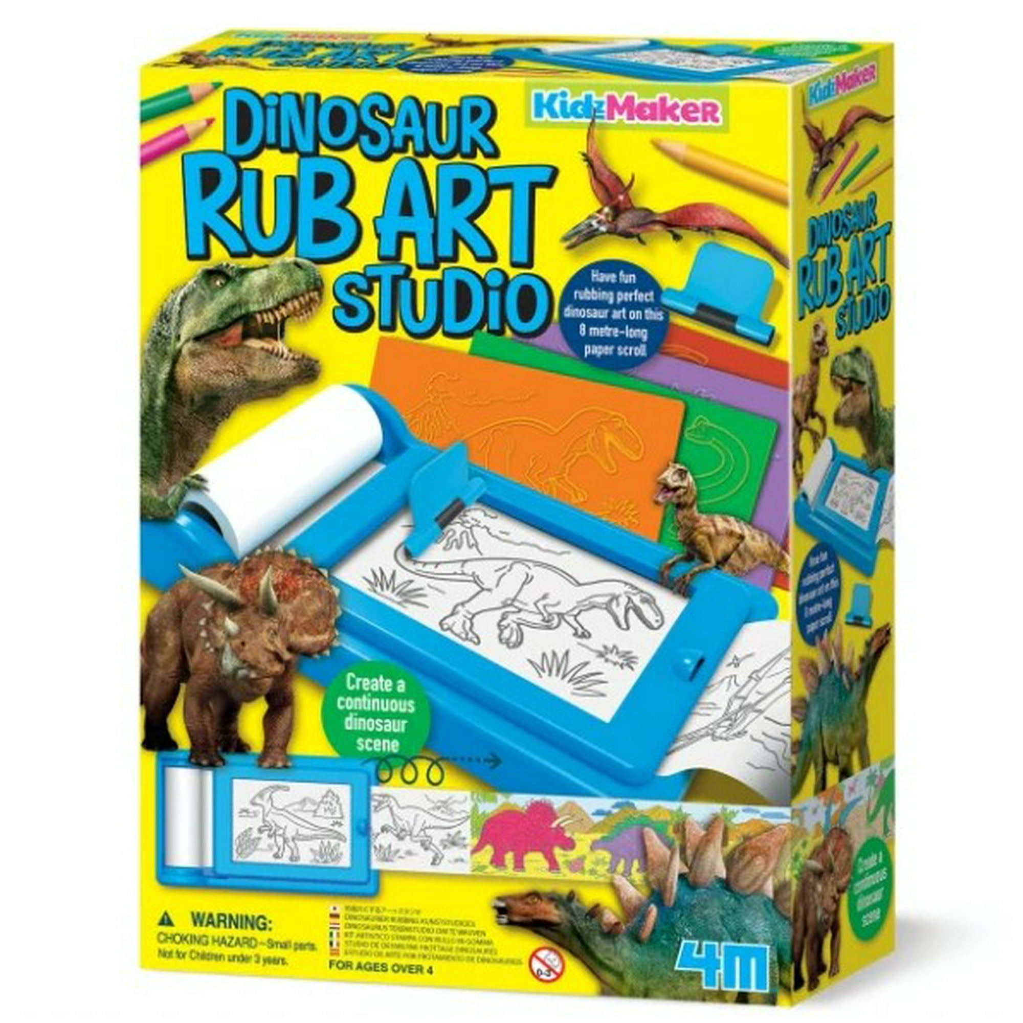 Kidzmaker Dinosaur Rub Art Studio | Lider