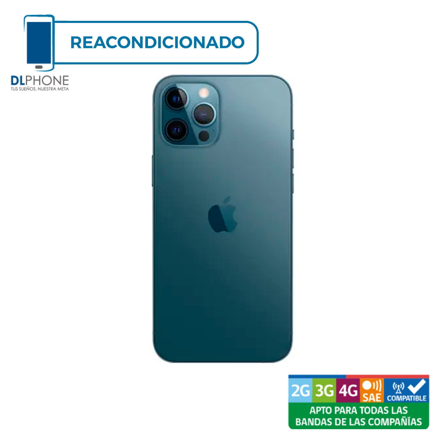 iPhone 12 Pro de 128gb Azul Reacondicionado | Lider