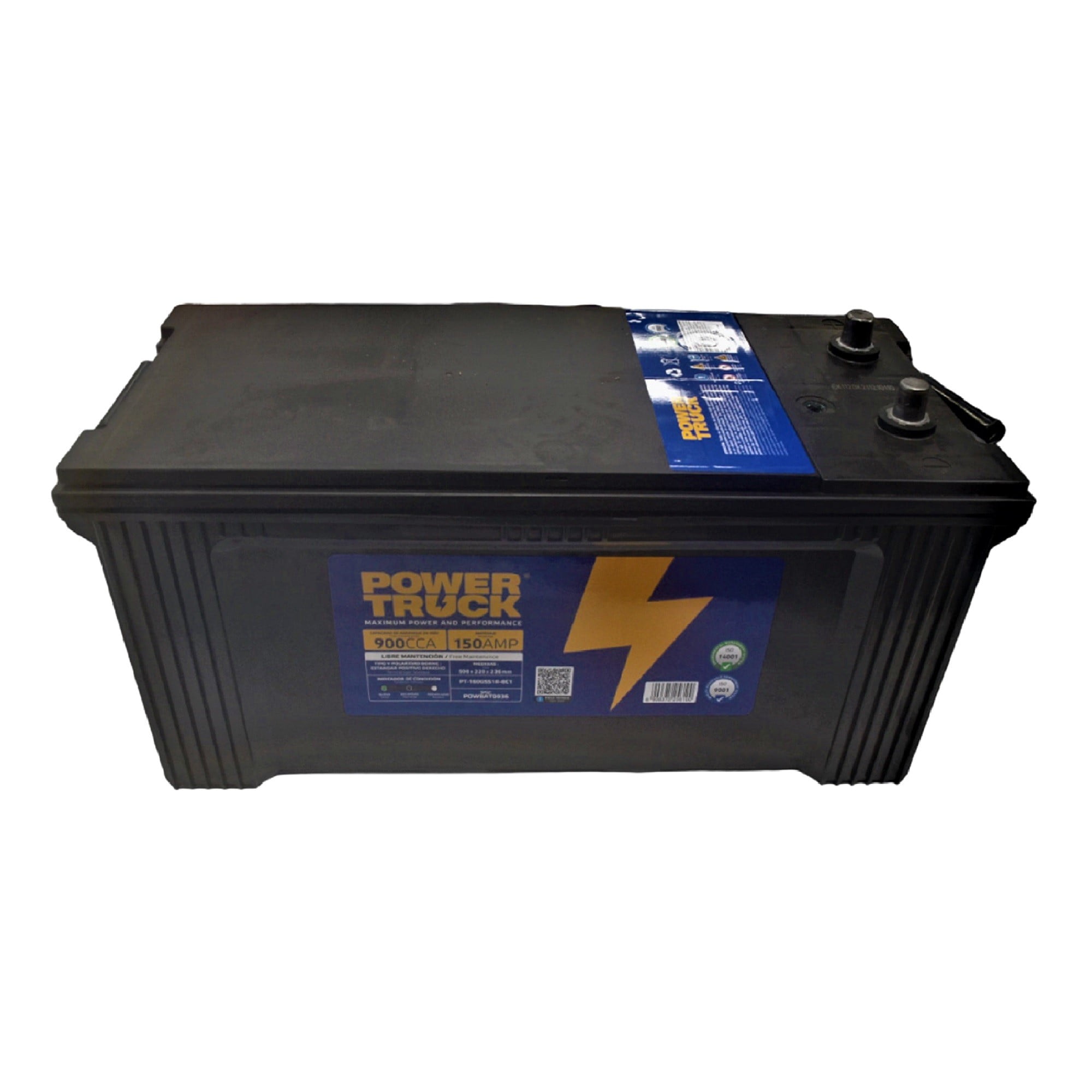 Bateria 150 Amp 900 CCA Borne Estandar | Lider