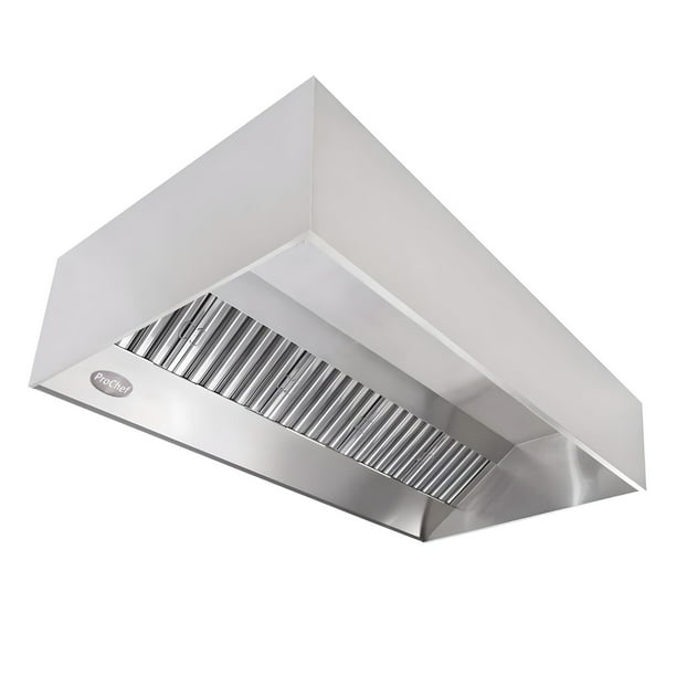 Campana Industrial Mural 2x1 mt. Acero Inoxidable | Lider