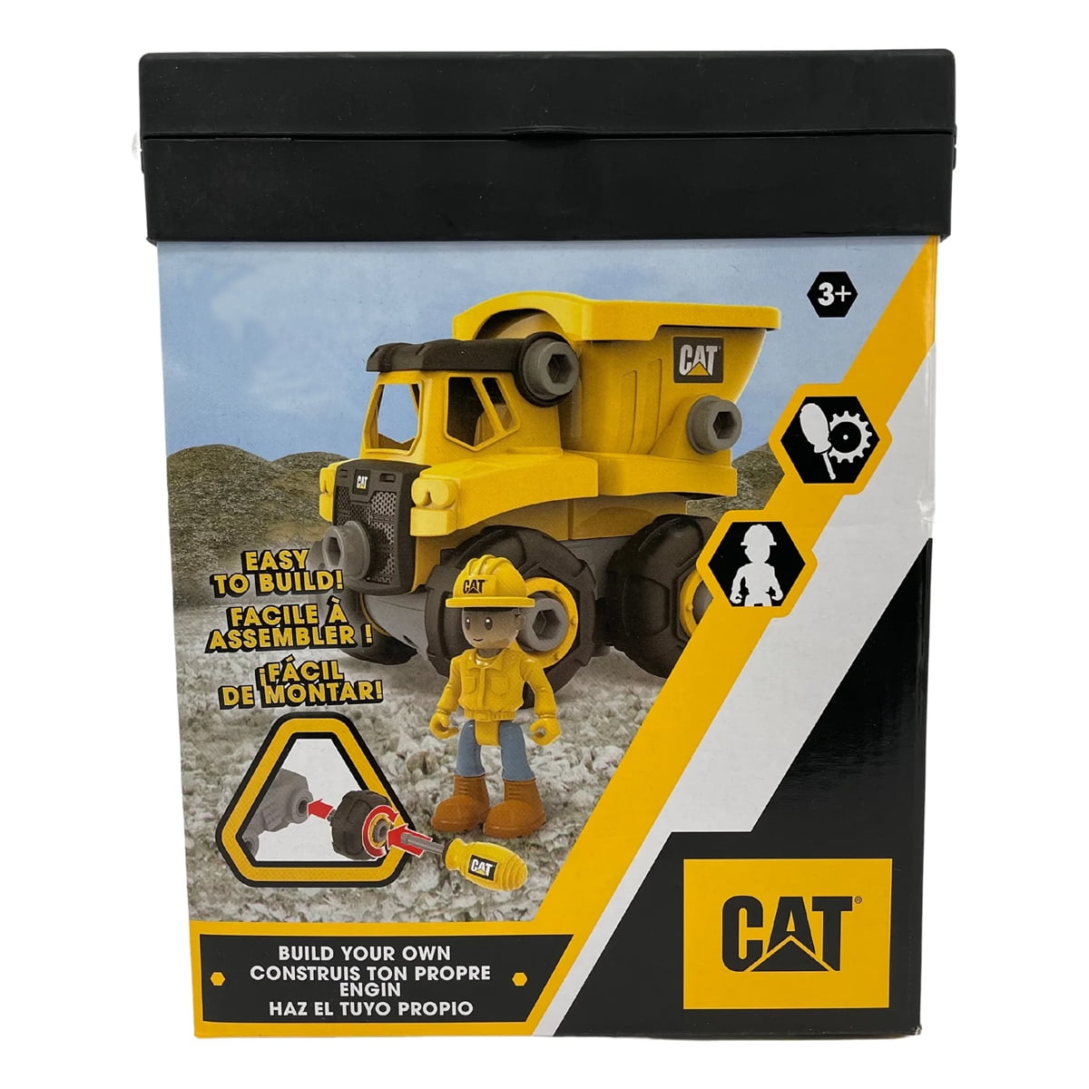 Cat - Camion De Volquete Armable - Crea Tu Propio Vehiculo | Lider