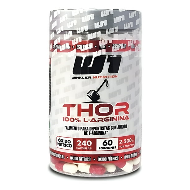 L-arginina Thor 240 Cáps. Winkler Nutrition | Lider