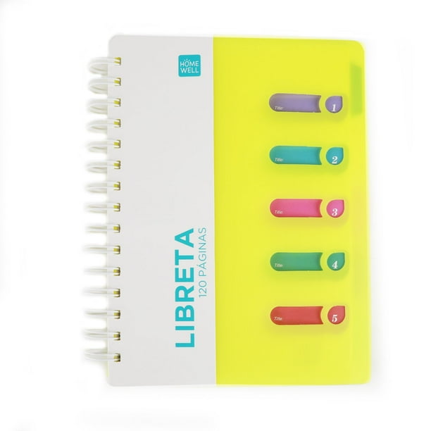 Libreta Notebook Amarilla 11X14.5cm | Lider