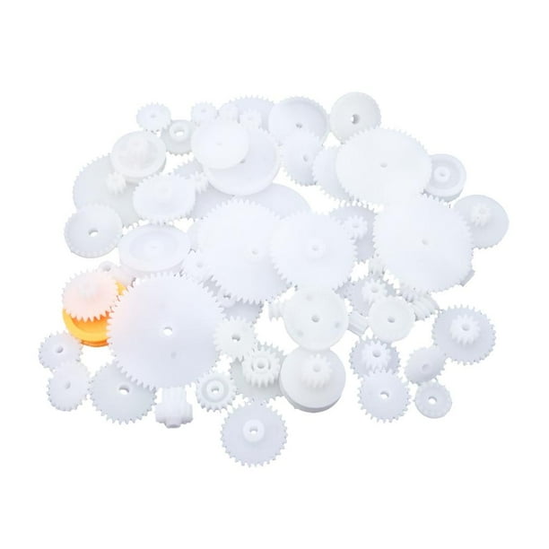 Kit de Engranajes Helicoidales Plásticos 64 Piezas | Lider